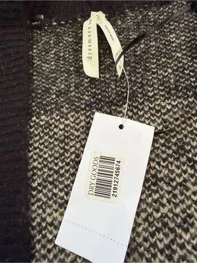 Dreamers By Debut | Sweaters | Dreamers By Debut Open Front Black Cream ...